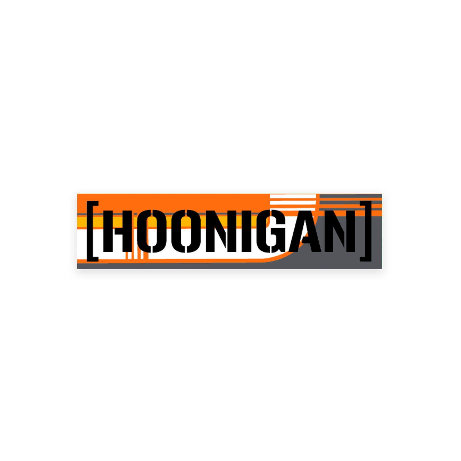 Hoonigan Scumbug Livery Censor Bar Sticker | 8" x 2" | Automotive ...