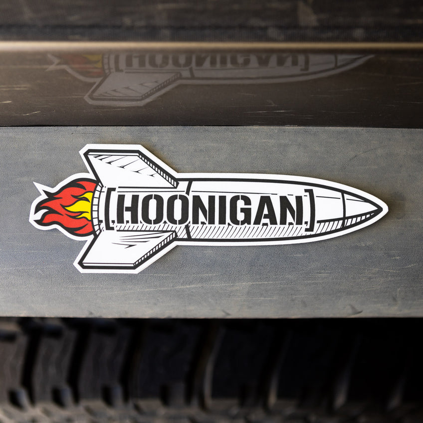 HOONIGAN ROCKET Sticker (8") – Hoonigan