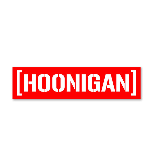 HOONIGAN CENSOR BAR Sticker (8") – Hoonigan