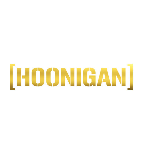 HOONIGAN Gold Die Cut Bracket Logo Sticker | 8" | Limited Edition ...