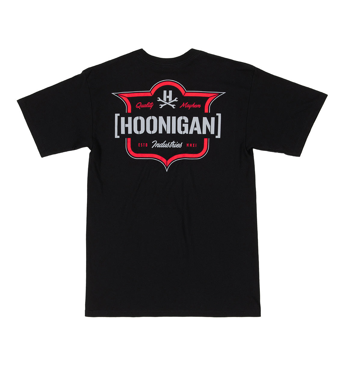 Hoonigan Emblem Short Sleeve Tee | 100% Cotton | Comfortable & Durable ...